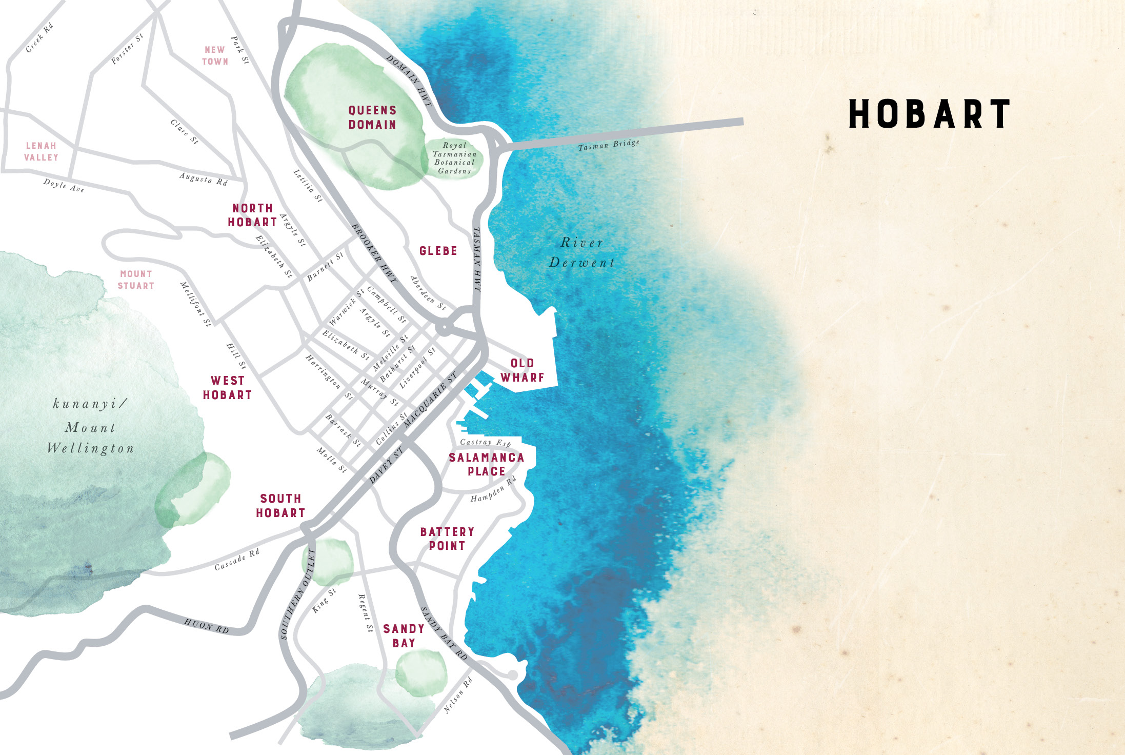 Discovering Hobart | Corporate design | Cathy McAuliffe Design, Hobart ...